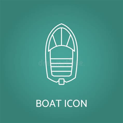 Icono Del Barco Ilustraci?n Del Vector Ilustración del Vector - Ilustración de lineal, insignia ...