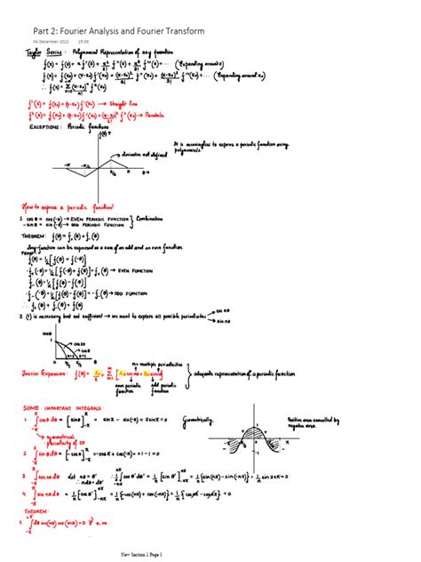 Part 2 Fourier Analysis And Fourier Transform Pdf
