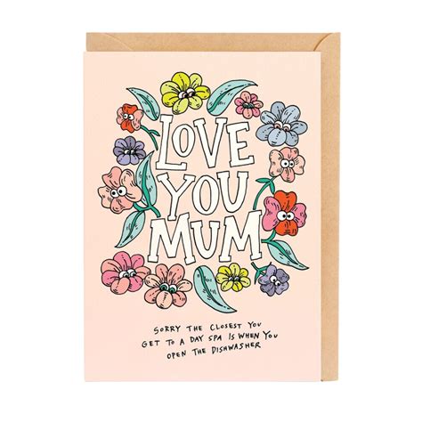 Wally Paper Co Greeting Card - Love You Mum – Have You Met Charlie?