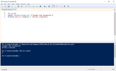 Error Handling Two Types Of Errors Scripting Blog Archived