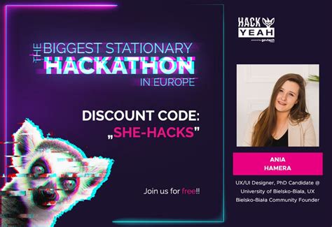 anna hamera on linkedin hackathon hackyeah shehacks hackathon