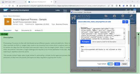 The Aria Selected Attribute Is Not Allowed On This Div · Issue 10029 · Sapfundamental Ngx · Github