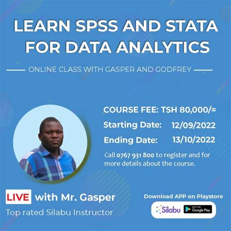 silabu future skill courses spss and stata for data analytics