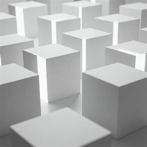 A Pattern Of White Cubes Arranged In A Grid Like Formation Casting