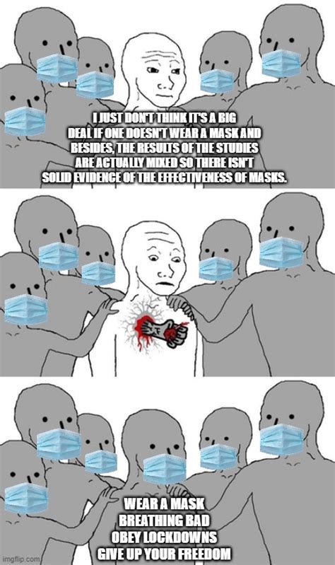 A Volley Of Anti Mask Npc Wojak Memes I Found Rtherightcantmeme