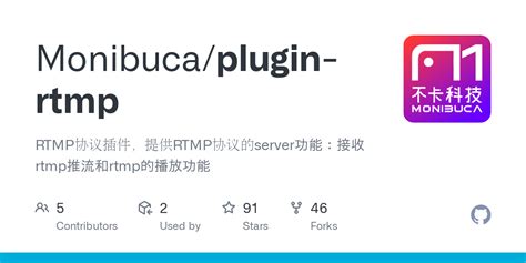 github monibuca plugin rtmp rtmp协议插件，提供rtmp协议的server功能：接收rtmp推流和rtmp