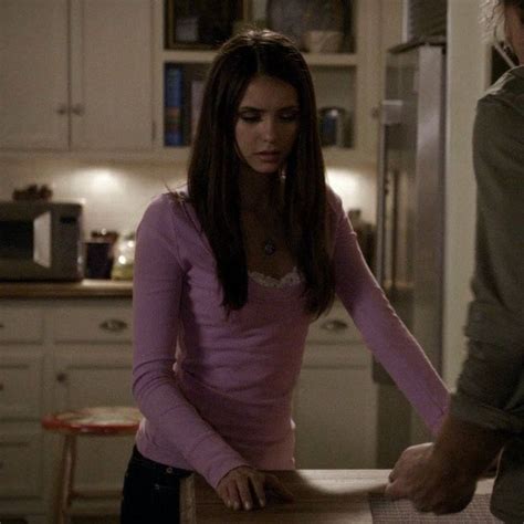 Elena Gilbert Elena Gilbert Pink Shirt Outfit Pretty People