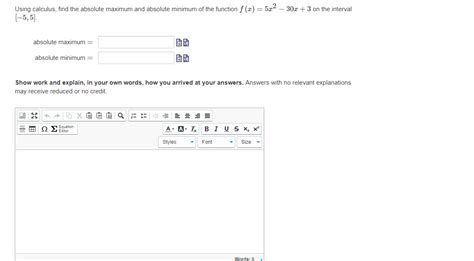 Solved Using Calculus Find The Absolute Maximum And