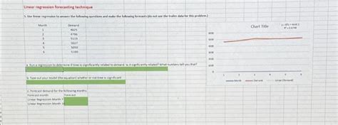 Solved Use Linear Regression To Answer The Following Chegg