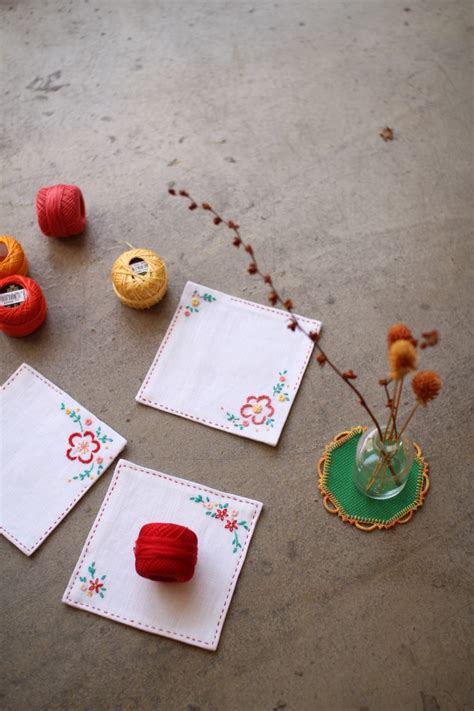 마감 원데이클래스 프랑스자수 컵받침 만들기 네이버 블로그