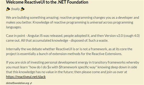 the homepage needs improving · issue 22 · reactiveui website · github