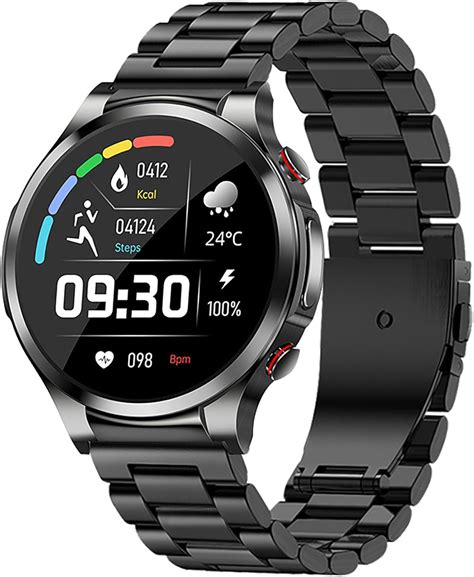 jp スマートウォッチ 丸形 1 39インチ大画面 iphone android対応 smart watch
