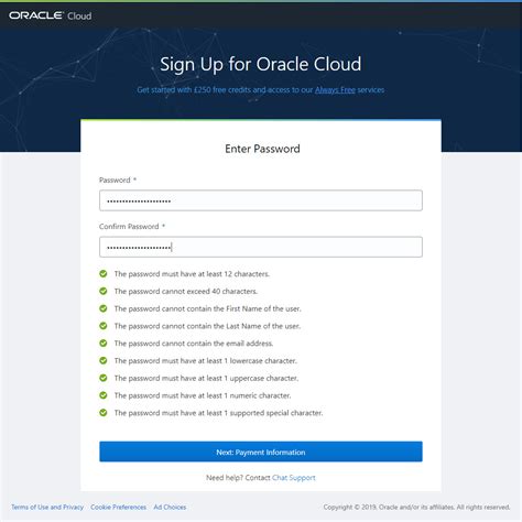 Oracle Base Oracle Cloud Free Tier Account Sign Up