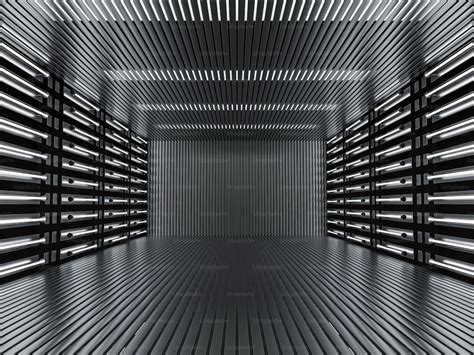 추상적인 현대 건축 배경 빈 열린 공간 내부 3d 렌더링 사진 Unsplash의 복도 이미지