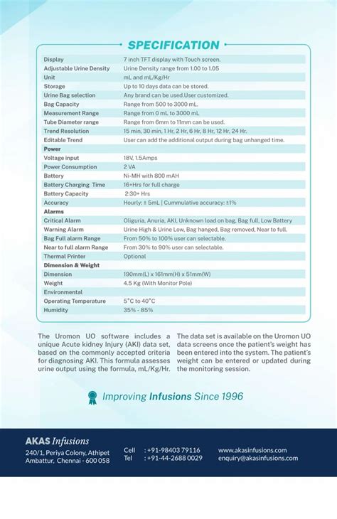 Uromon Urine Output Monitoring At ₹ 70000 Box Antineoplastic Agent In Mumbai Id 2853766400197