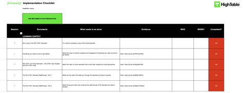 Iso 27001 Framework Excel File Exle
