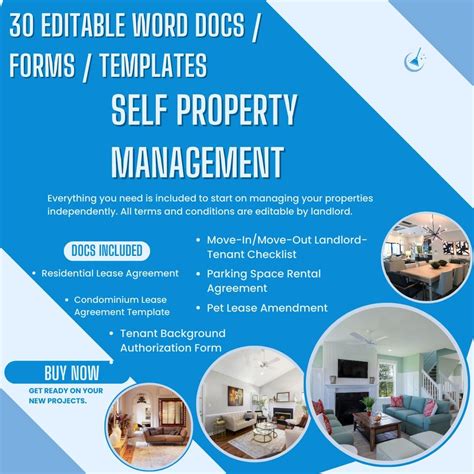 30 Editable Ms Word Documents Templates To Run Your Properties Management Self Landlord