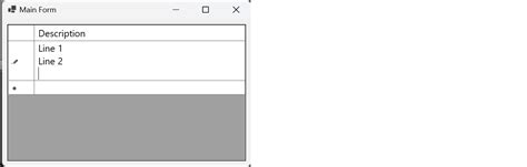 C Datagridview Editing In Multiline Mode Stack Overflow