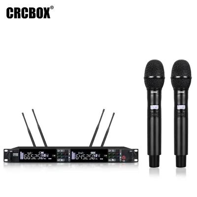 Professional True Diversity Wireless Microphone Audio System China Wireless Micphone And