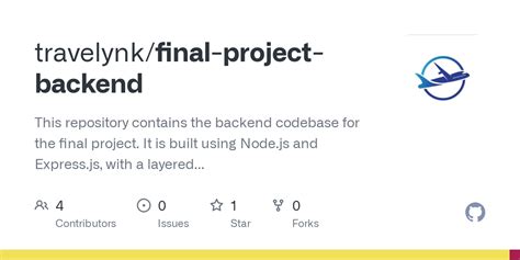 Github Travelynkfinal Project Backend This Repository Contains The