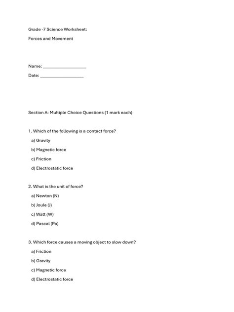 Grade 7 Physics Pdf