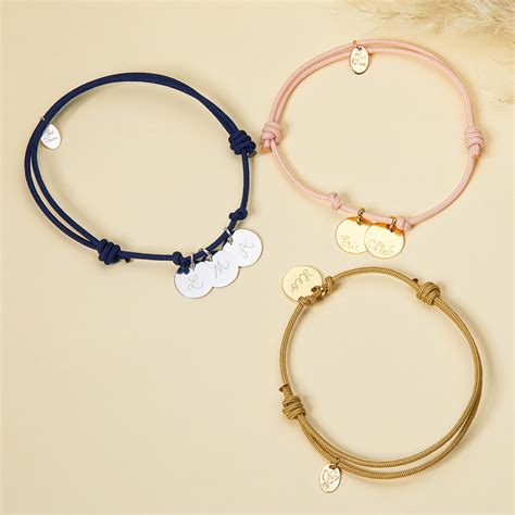 Personalised Name Bracelet Merci Maman