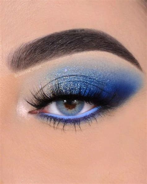 Makeup For Quinceanera Blue Sweet 16 Makeup Blue Blue Eye Makeup