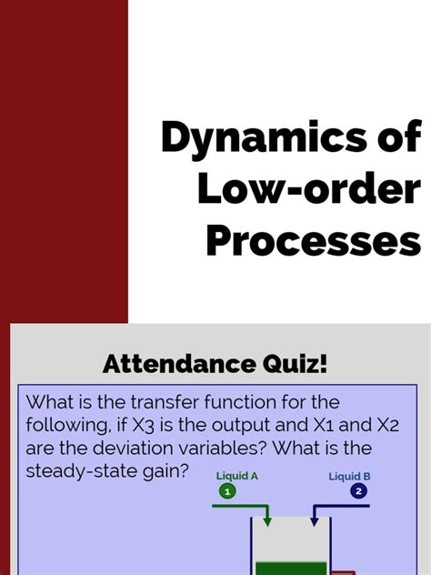 03 Low Order Processes Pdf Damping Mathematical Objects