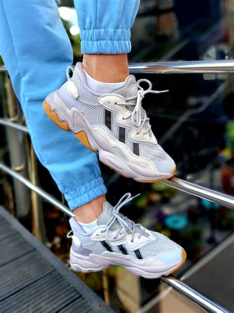 Купить Женские кроссовки фиолетовые Adidas Ozweego Purple. Женские ...