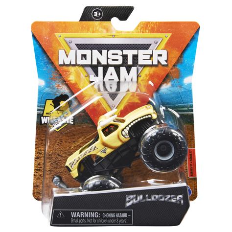 Monster Jam Official Bulldozer Monster Truck Die Cast Vehicle Retro