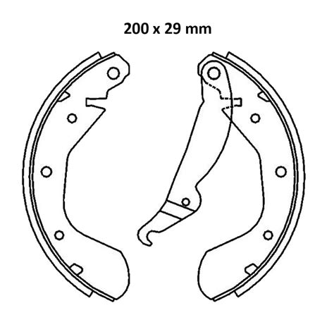 Sapata Lona Freio Agile Corsa 2007 A 2014 Traseira Varga Syl
