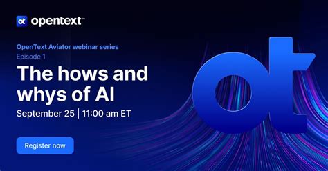 Opentext On Linkedin In The First Episode Of Our Opentext Aviator