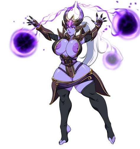 League Of Legends Rule Full Length Syndra White Hair Purple Skin Syx Valorant Porn Gallery