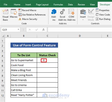 how to make a checklist in excel 5 steps exceldemy