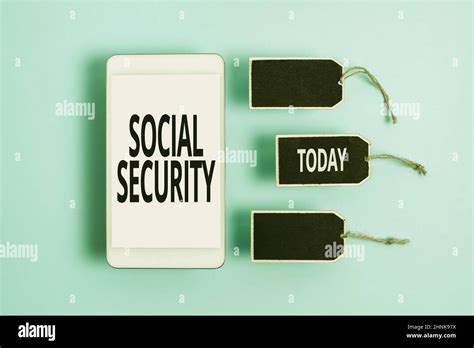 Inspiration Showing Sign Social Security Business Idea Government System That Provide Monetary