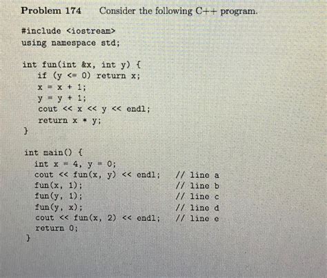Solved Problem Consider The Following C Program Chegg