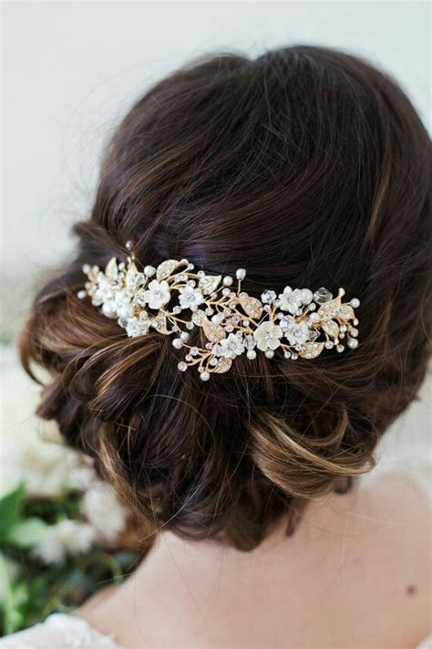 Accessoires Cheveux Coiffure Mariage Chignon Mariée Bohème Romantique Retro Bijoux Mariage 46
