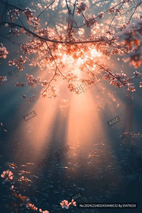 Ai创作图唯美逆光花朵 光影杏花 杏花光影 唯美阳光 春光灿烂樱花浪漫 光影樱花 樱花光影 花草植物树木阳光 阳光唯美树枝 唯美春风阳光 变幻春天阳光 夕阳樱花 花枝光影 杏林光影 光影美丽的