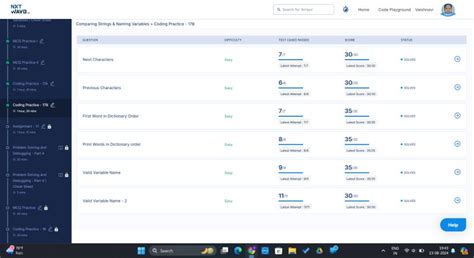 Vaishnavi Saudagar On Linkedin Codingpractice Comparingstrings Namingvariables Nxtwave Ccbp