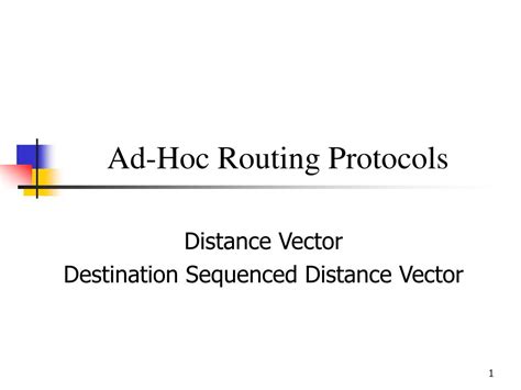 Ppt Ad Hoc Routing Protocols Powerpoint Presentation Free Download Id6556861