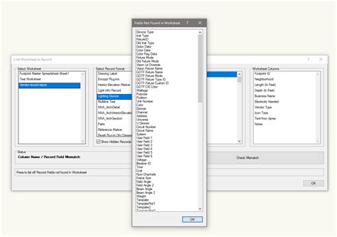 Linking Record Formats To Referenced Excel Worksheets General