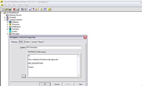 Oracle Applications Oracle Workflow Training Manual