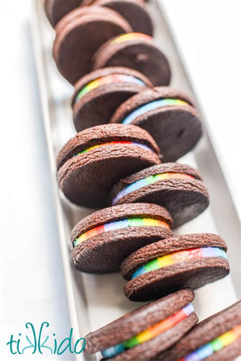How To Make Homemade Rainbow Oreos