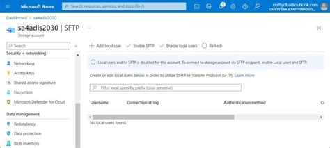 Secure Ftp For Azure Blob Storage