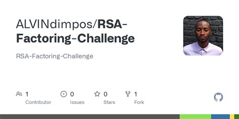 github alvindimpos rsa factoring challenge rsa factoring challenge