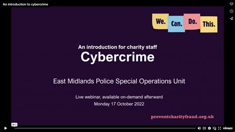 an introduction to cybercrime prevent charity fraud