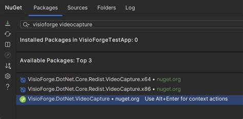 Integrate Net SDKs Into JetBrains Rider Tutorial VisioForge Help