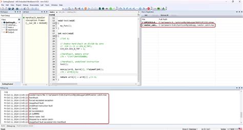 debugging a hardfault on cortex m