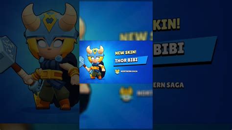 New Skin Thor Bibi Brawalstars Shorts YouTube