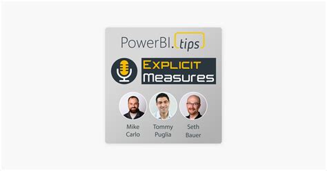 Explicit Measures Podcast The Power BI Skills Matrix In The Age